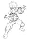 Katsuki Bakugo coloring pages