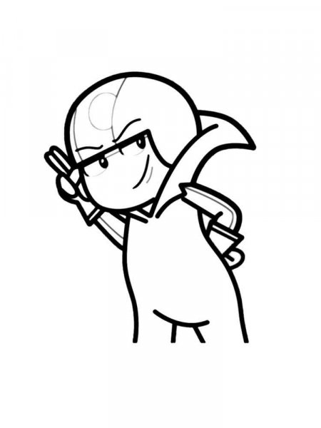 Kick Buttowski coloring pages