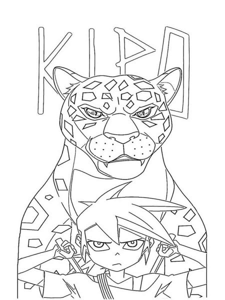 Kipo and the Age of Wonderbeasts coloring pages