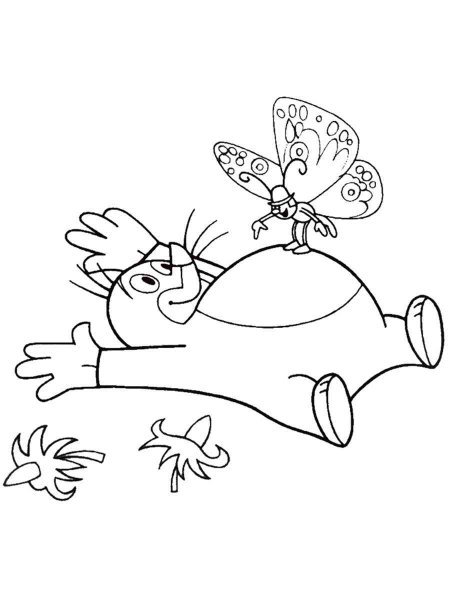 Krtek coloring pages