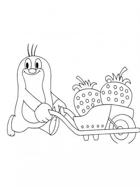 Krtek coloring pages