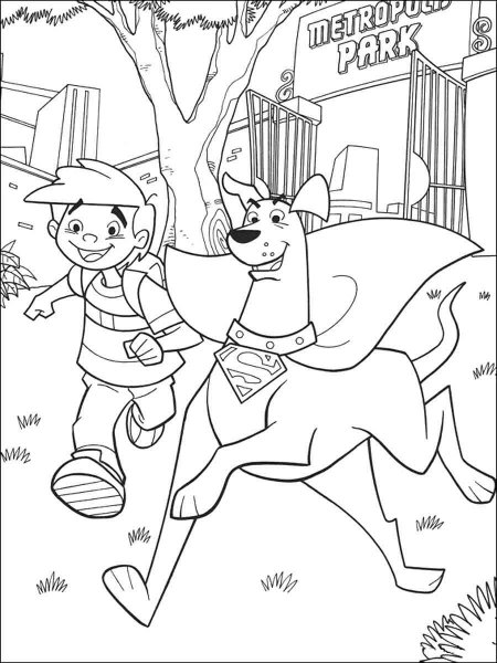 Krypto the Superdog coloring pages