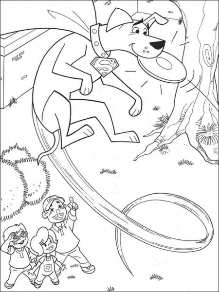 Krypto the Superdog coloring pages
