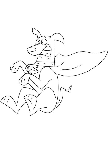 Krypto the Superdog coloring pages
