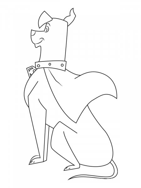 Krypto the Superdog coloring pages