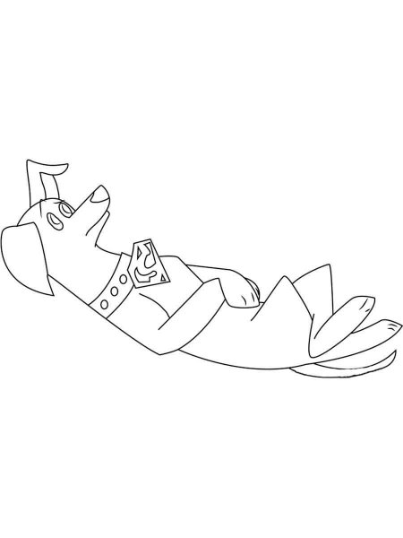 Krypto the Superdog coloring pages