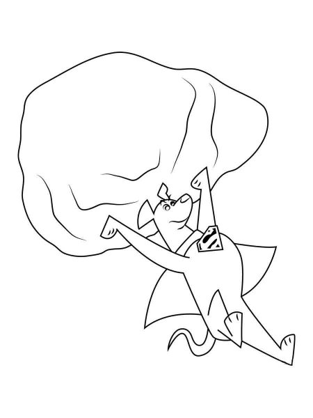Krypto the Superdog coloring pages