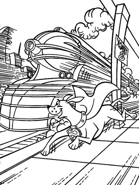 Krypto the Superdog coloring pages