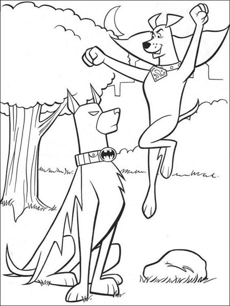 Krypto the Superdog coloring pages