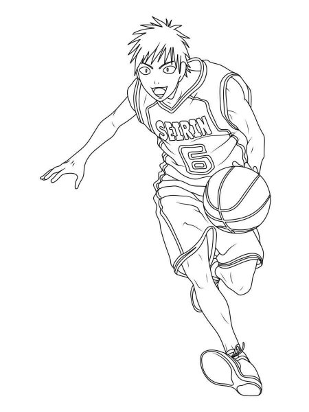 Kuroko no Basuke coloring pages