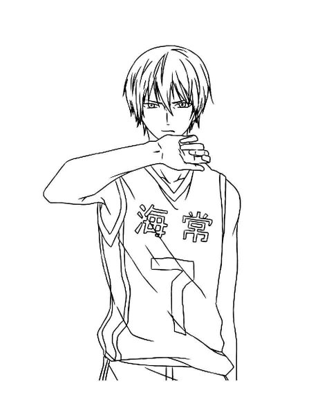 Kuroko no Basuke coloring pages