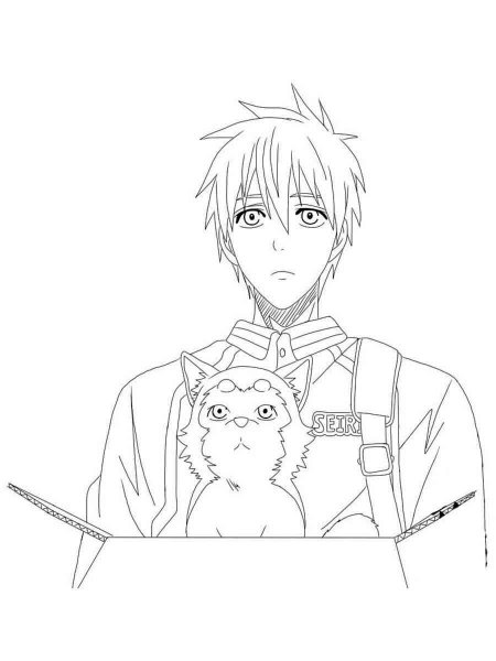 Kuroko no Basuke coloring pages