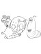 Larva coloring pages