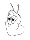 Larva coloring pages