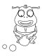 Larva coloring pages