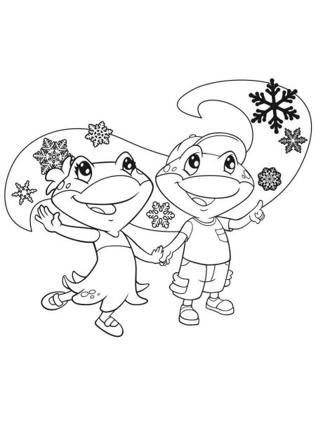 Leapfrog coloring pages