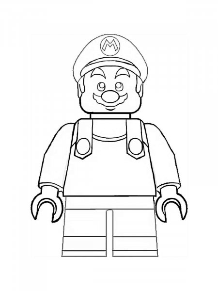 Lego Super Mario coloring pages