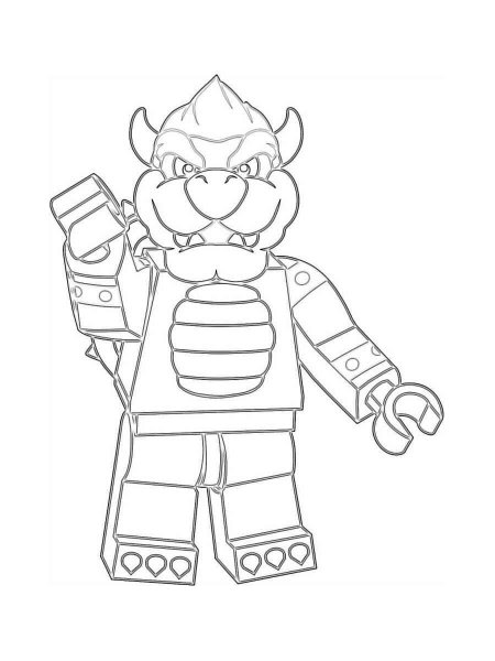 Lego Super Mario coloring pages