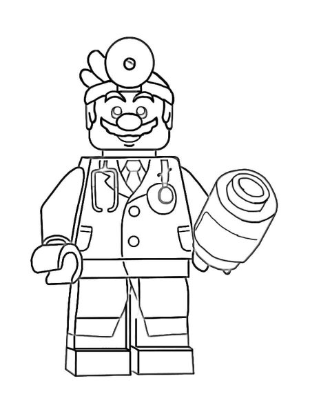 Lego Super Mario coloring pages
