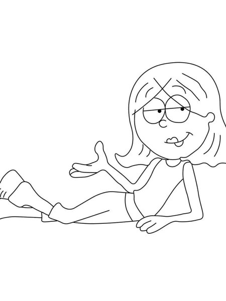 Lizzie McGuire coloring pages