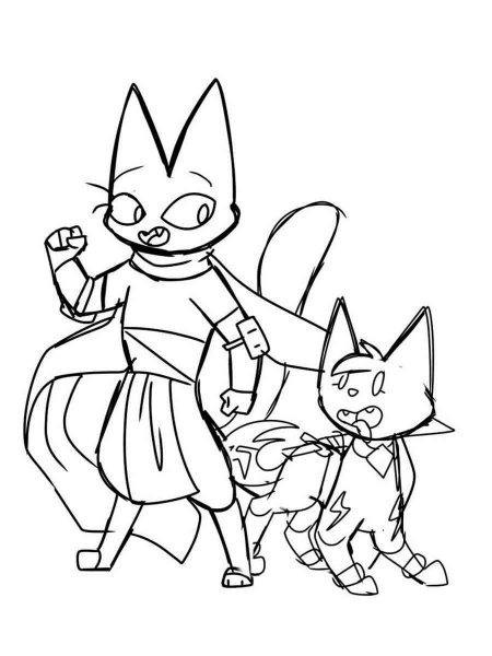 Mao Mao coloring pages