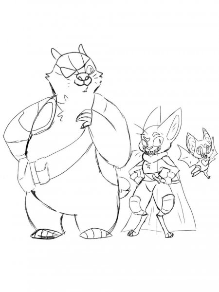 Mao Mao coloring pages