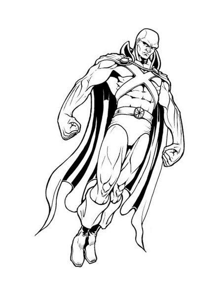 Martian Manhunter coloring pages