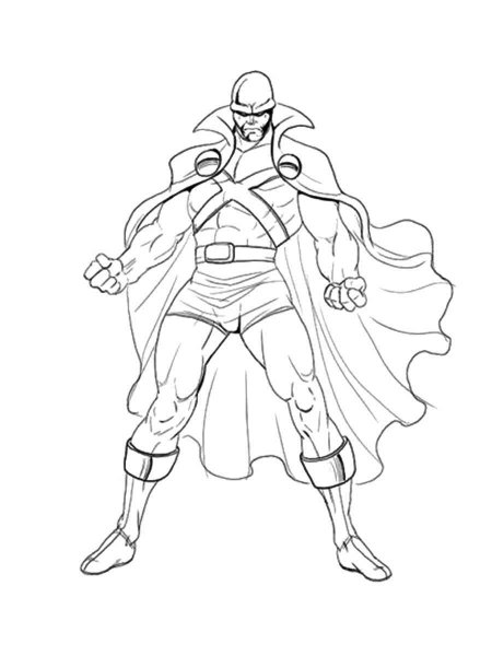 Martian Manhunter coloring pages