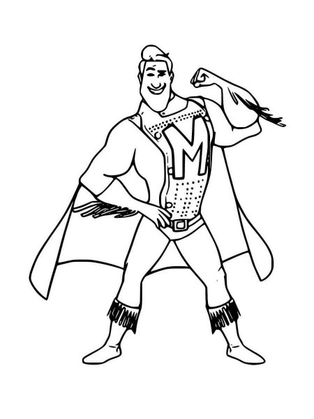 Megamind coloring pages