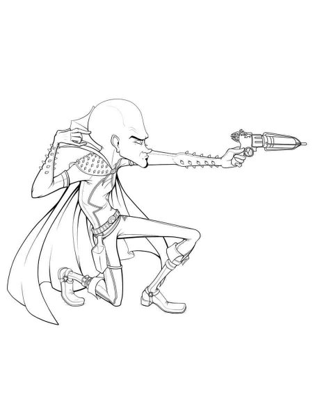 Megamind coloring pages