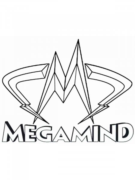 Megamind coloring pages