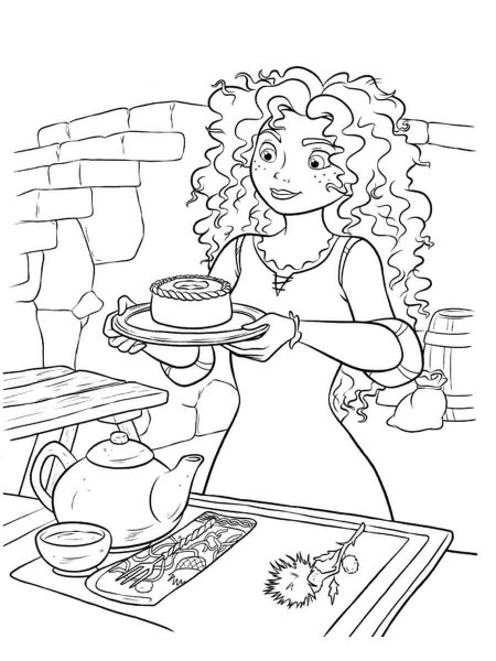 Merida coloring pages