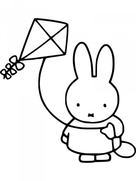 Miffy coloring pages