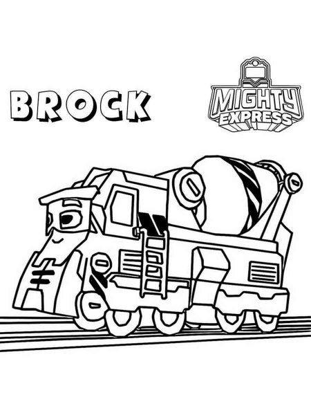 Mighty Express coloring pages