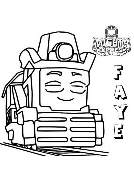 Mighty Express coloring pages