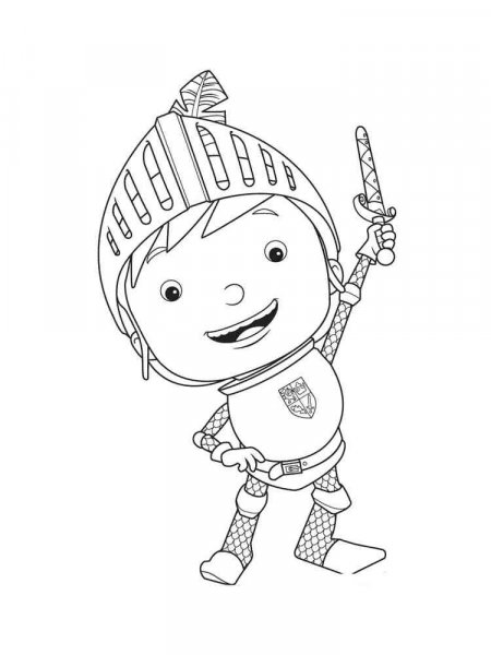 Mike the Knight coloring pages