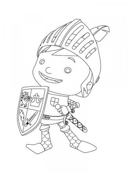 Mike the Knight coloring pages