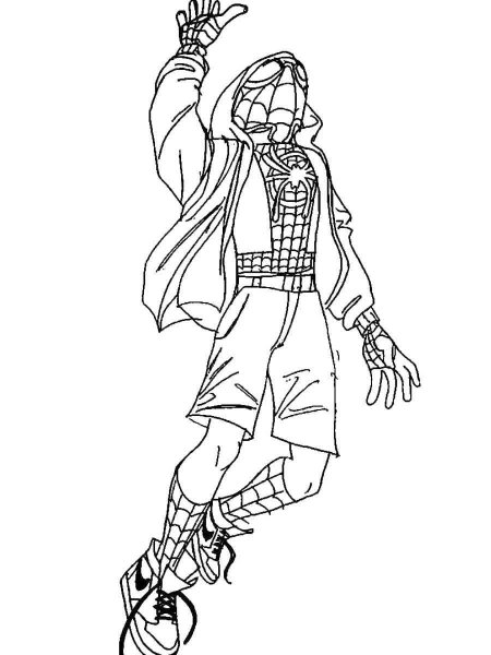 Miles Morales coloring pages