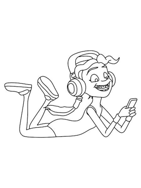 Mini Beat Power Rockers coloring pages