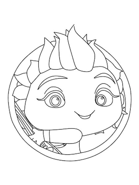Mini Beat Power Rockers coloring pages