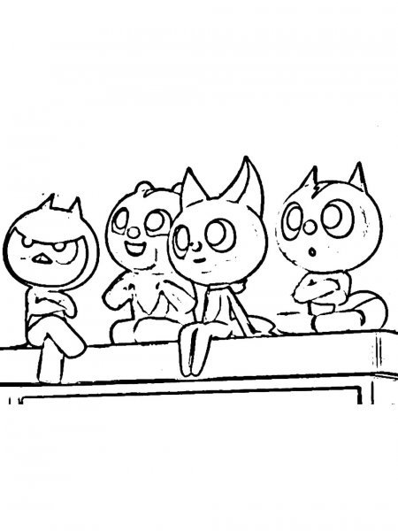 MiniForce coloring pages