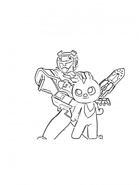 MiniForce coloring pages
