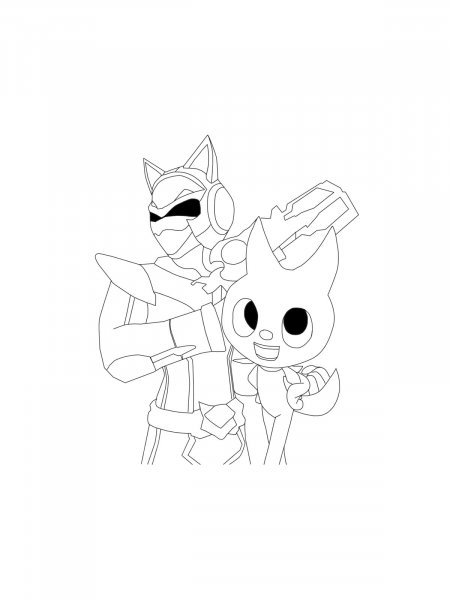 MiniForce coloring pages