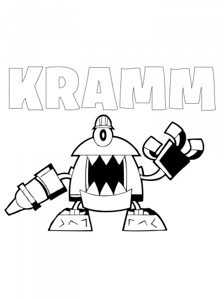 Mixels coloring pages