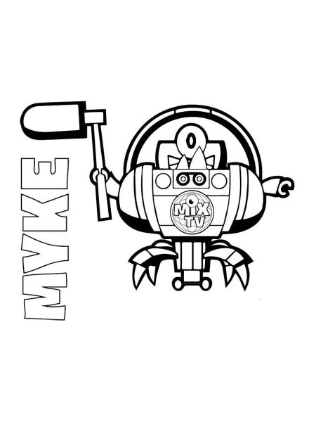 Mixels coloring pages