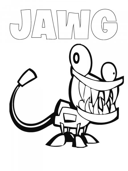 Mixels coloring pages