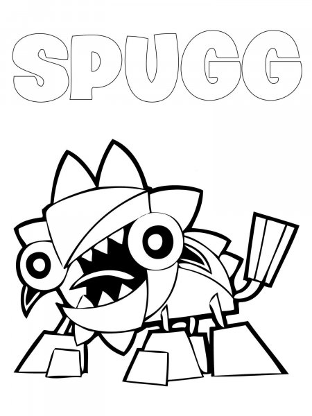 Mixels coloring pages