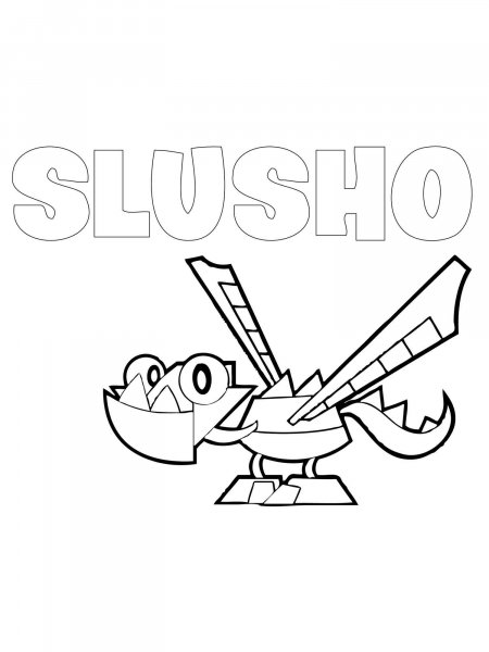 Mixels coloring pages