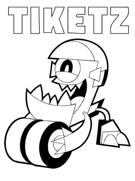 Mixels coloring pages