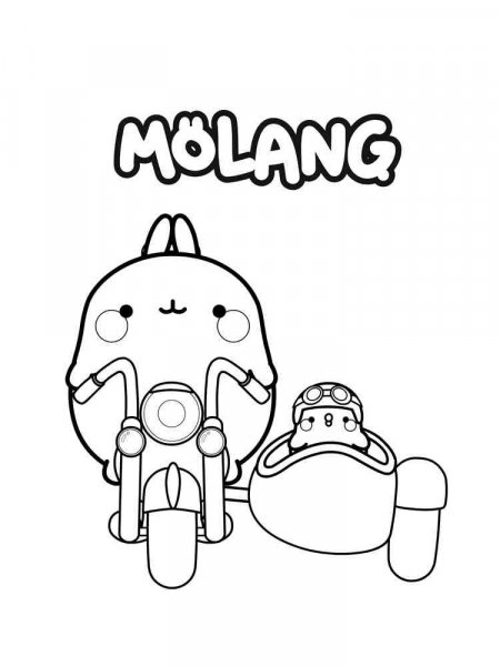 Molang coloring pages